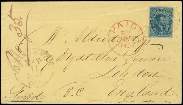 Stamp Auction - British Commonwealth Stamps and Covers Canada - Postal ...