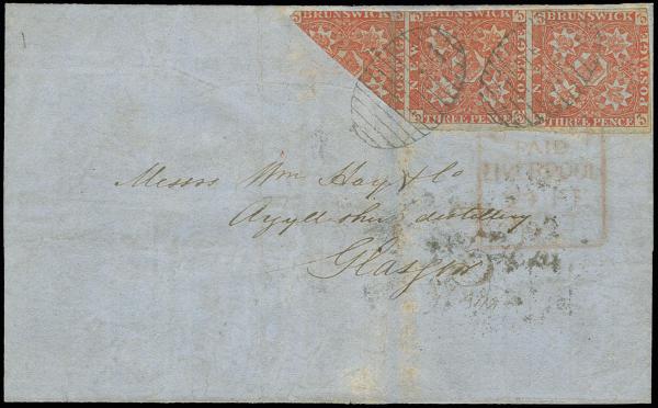 Stamp Auction - British Commonwealth Stamps and Covers new brunswick ...