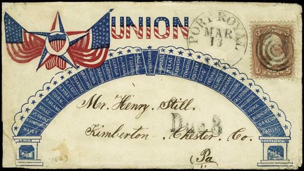 Stamp Auction - Union and Confederate States Civil War Covers Civil War ...