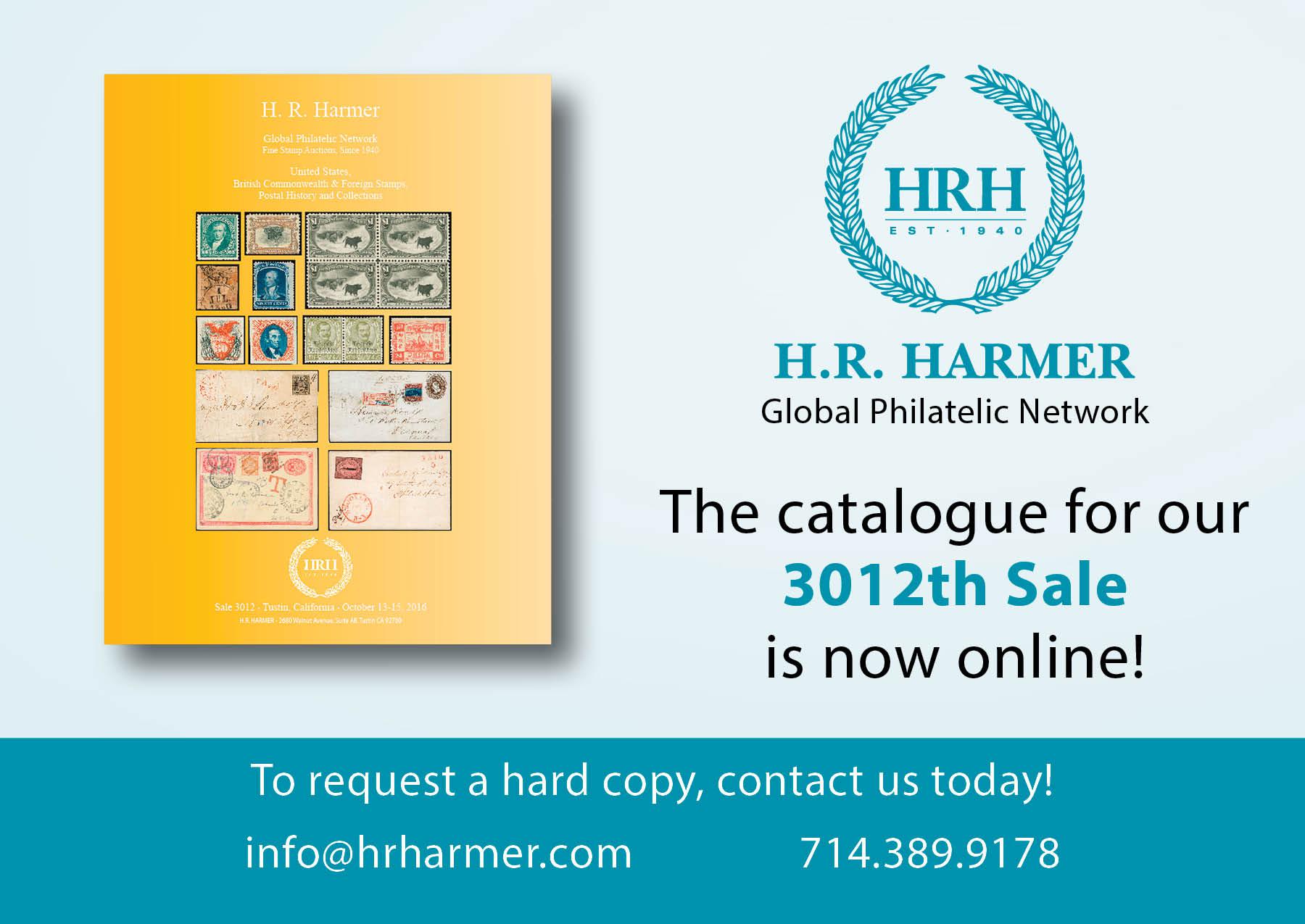 Home - H.R. Harmer | Fine Stamp Auctions